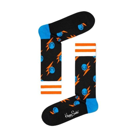 Happy Socks | Other | Happy Socks Smiley Face Lightning Bolt Socks ...